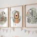 Safari Nursery Wall Prints, Boho Nursery Prints, Jungle Animals, Sage ...