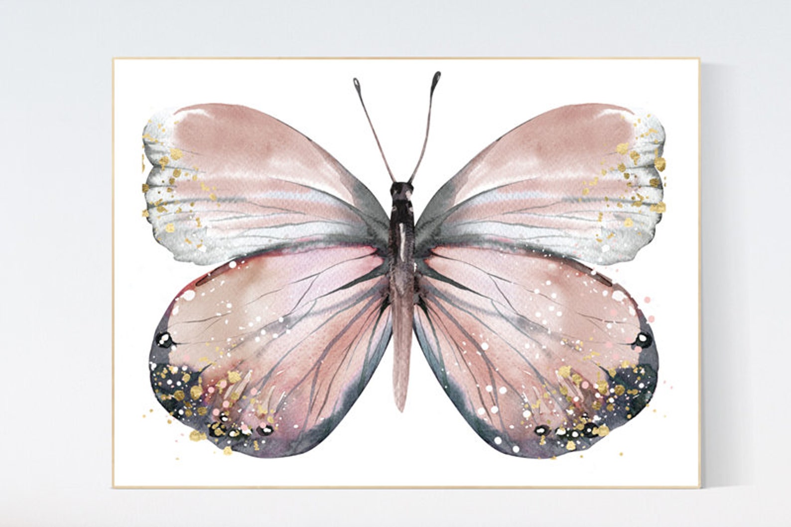 Nursery Decor Girl Butterfly Blush Blush Pink Butterfly - Etsy