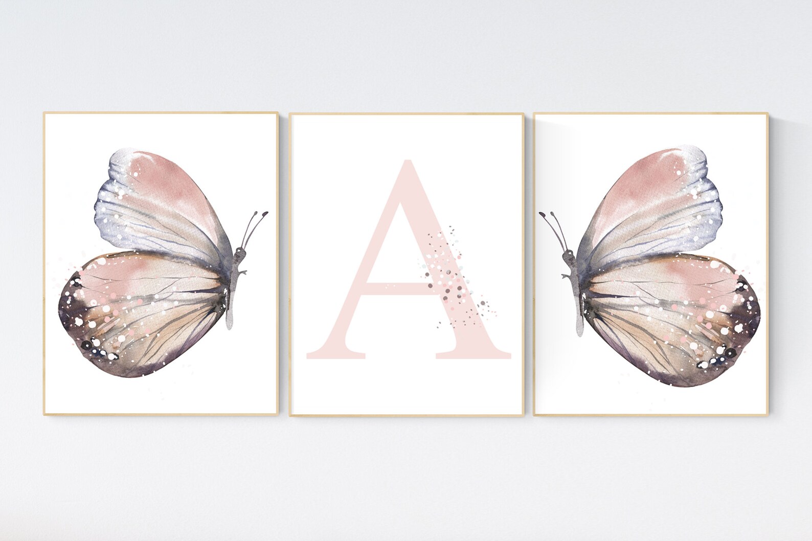 Nursery Decor Girl Butterfly Blush Blush Pink Butterfly - Etsy