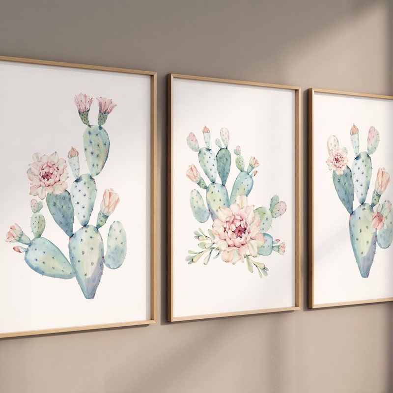 Cactus Wall Art - Etsy