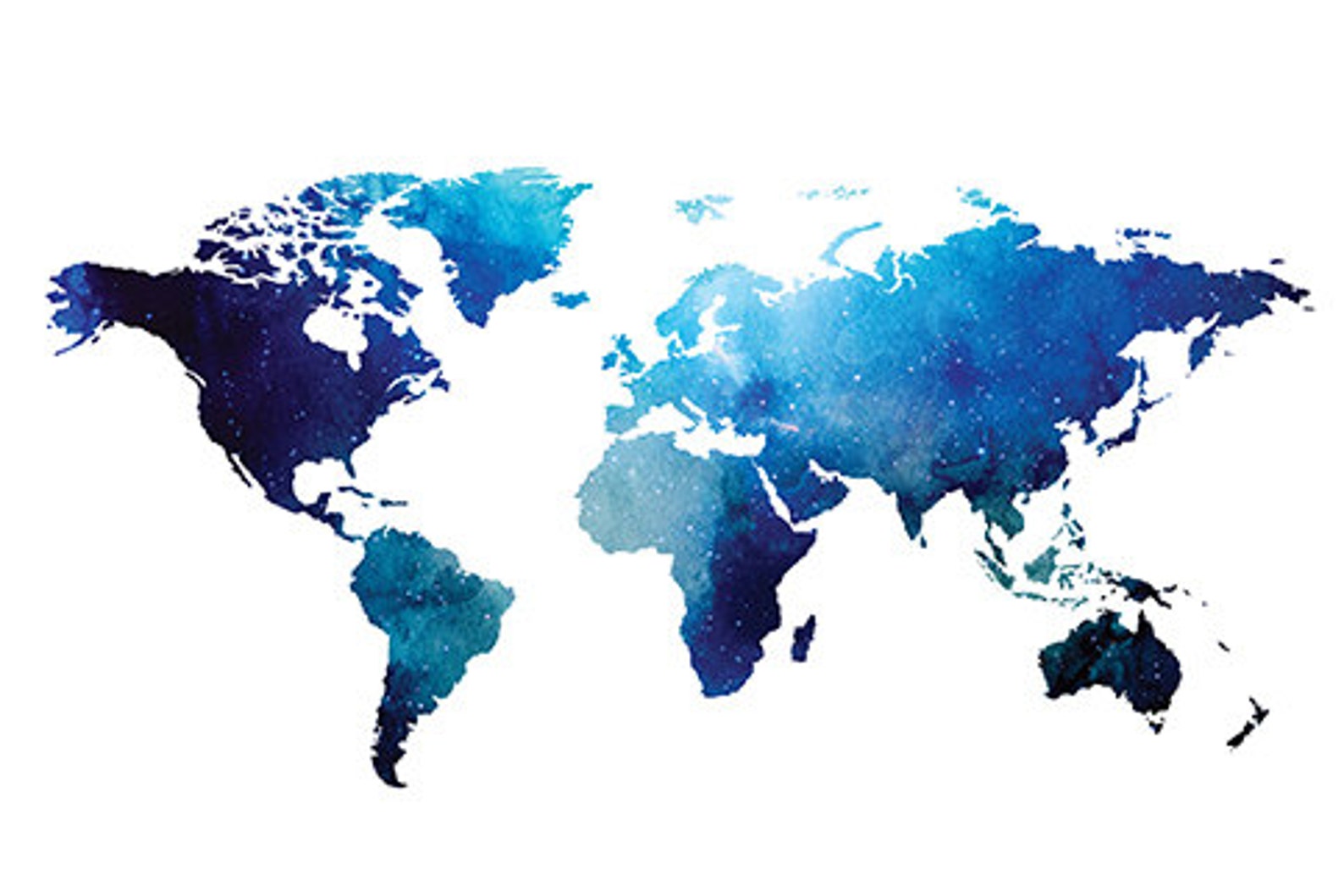 World Map Wall Art Blue Navy World Map Nursery Print - Etsy