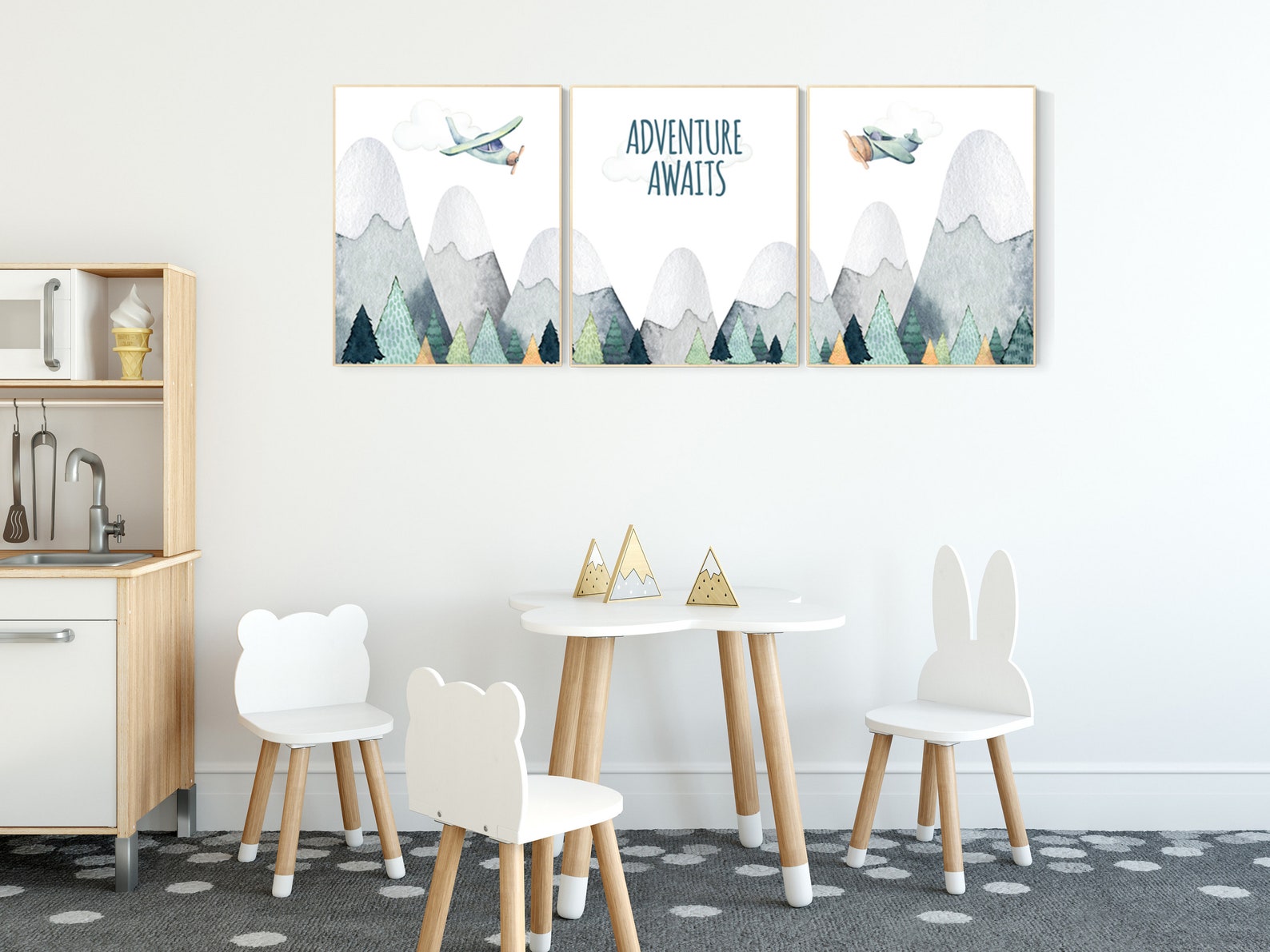Nursery Decor Boy Mountain Adventure Nursery Travel Theme - Etsy