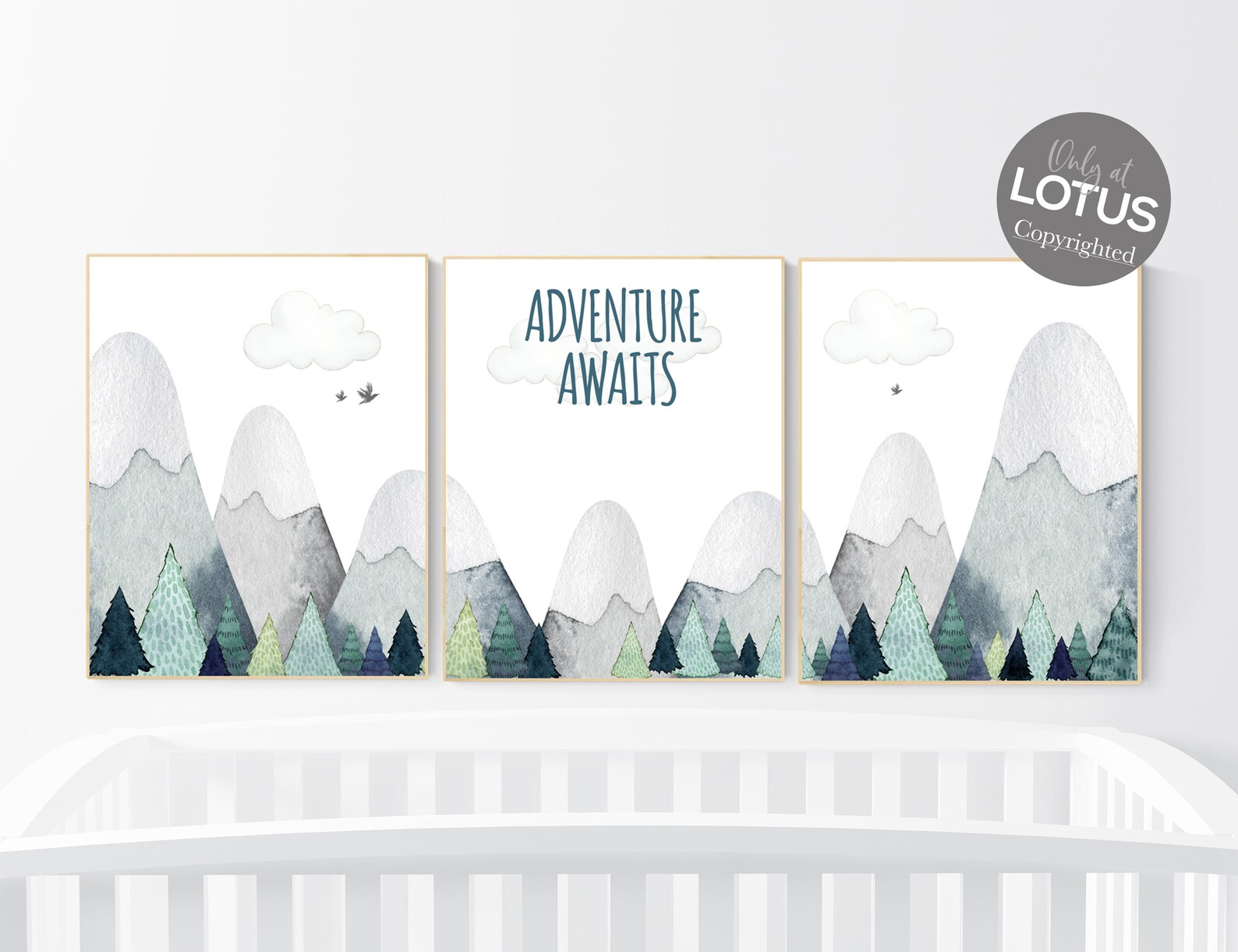 Nursery Decor Boy Mountain Adventure Nursery Adventure Theme - Etsy
