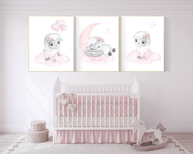 Sheep Nursery Decor Nursery Decor Girl Nursery Decor Lambs - Etsy
