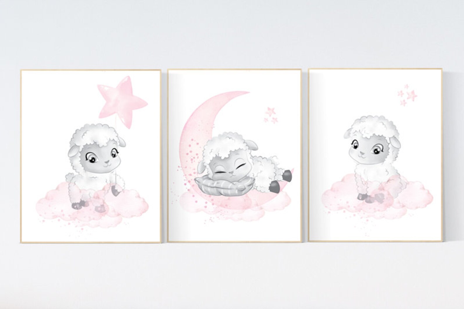 Nursery Decor Lamb, Sheep Nursery Decor, Nursery Decor Girl, Nursery ...