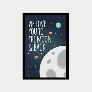 Love You to the Moon and Back Nursery, Outer Space, Space Nursery ...