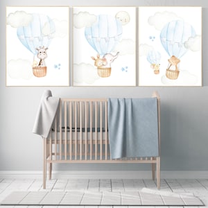 Nursery Decor Woodland Animal, Nursery Decor Boy, Elephant, Bear ...