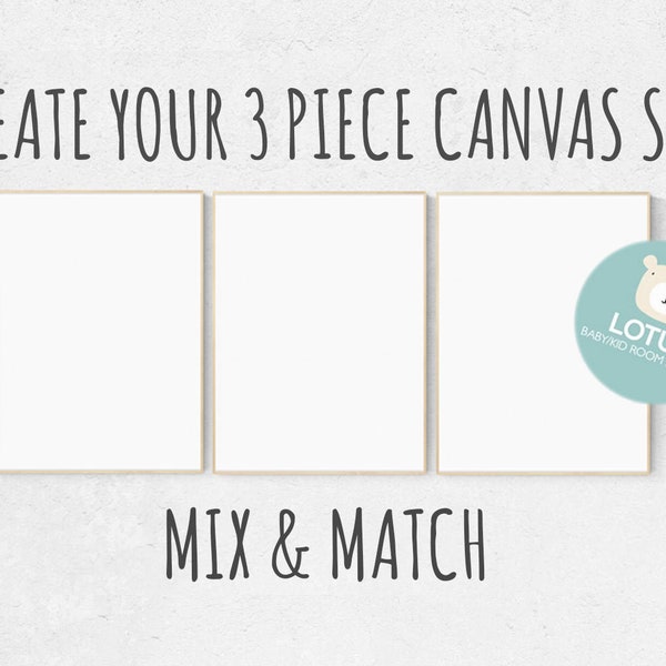 3 Panel Canvas - Etsy