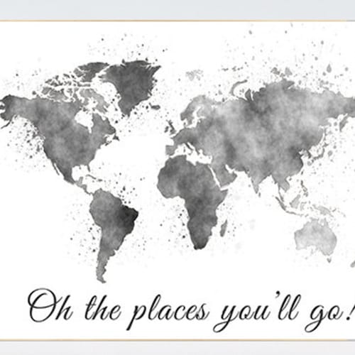 Oh the Places You'll Go Wall Art Printable 8x10 - Etsy