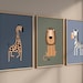 Safari Nursery Wall Prints, Boho Nursery Prints, Jungle Animals, Sage ...