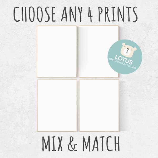 Set of 4 Prints - Etsy