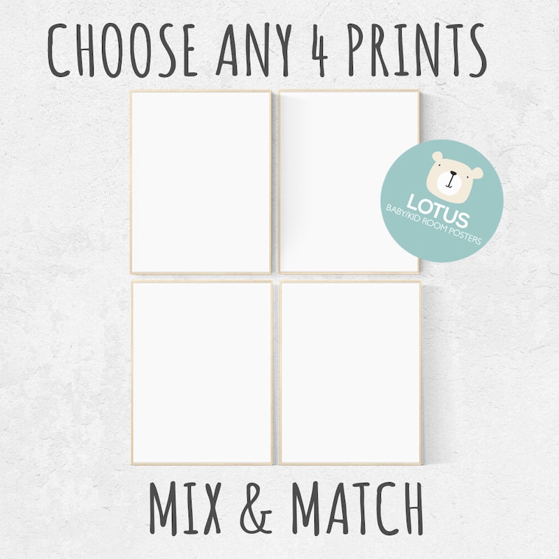 4 Botanical Art Print - Etsy