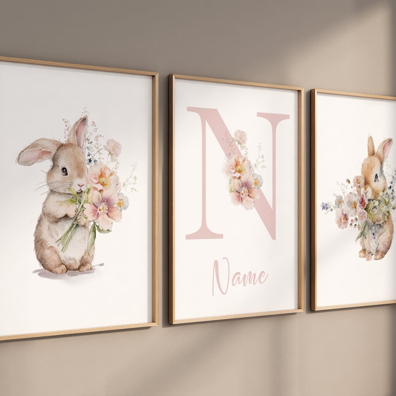 Bunny Nursery Decor - Etsy