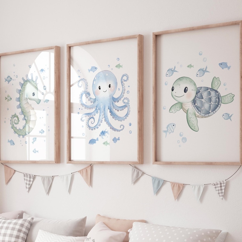 Ocean Themes Wall Decor - Etsy