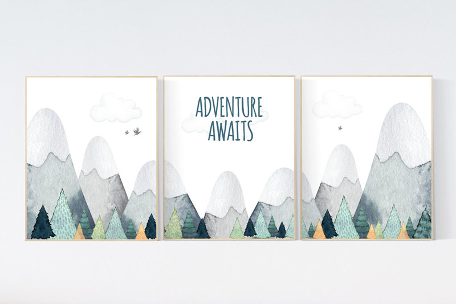 Nursery Decor Boy Mountain Adventure Nursery Adventure Theme - Etsy