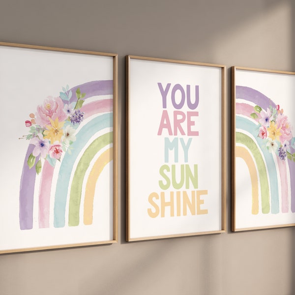 Pastel Rainbow Room Decor - Etsy