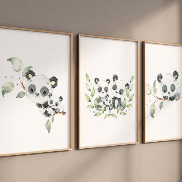 Panda Nursery Decor - Etsy