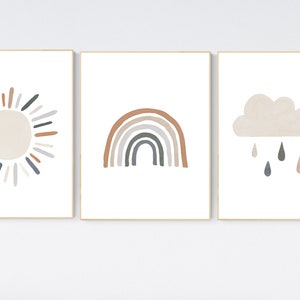 Nursery Decor Rainbow Gender Neutral Rainbow Wall Art - Etsy