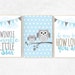 Twinkle Twinkle Little Star Owl Nursery Art Baby Boy Nursery - Etsy