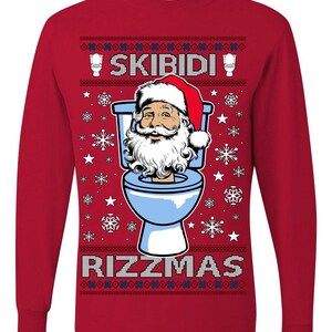 Skibidi Rizzmas Funny Toilet Video Viral Brain Rot Meme, Gen Z Alpha ...