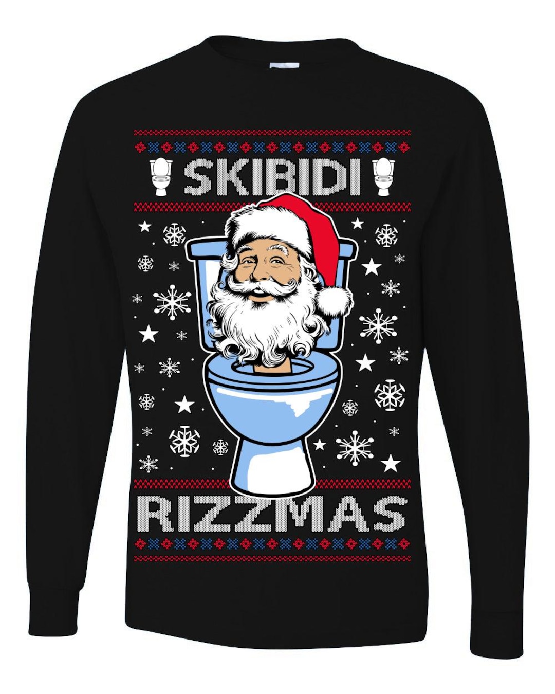 Skibidi Rizzmas Funny Toilet Video Viral Brain Rot Meme, Gen Z Alpha ...