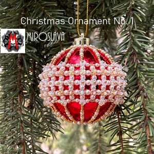 Christmas Ornament No. 1/tutorial/ PDF/ Material List With Color ...