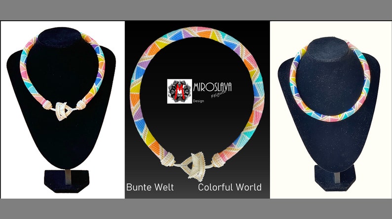 Colorful World U16/ Peyote With a Twist-not Crochet/ Peytwist/pwat/ PDF ...