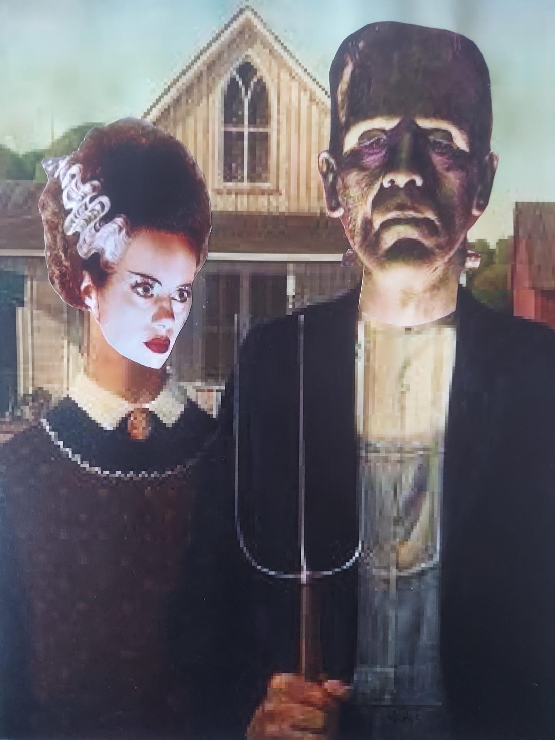 Original Mash-up Art: "transylvanian Gothic" - Etsy