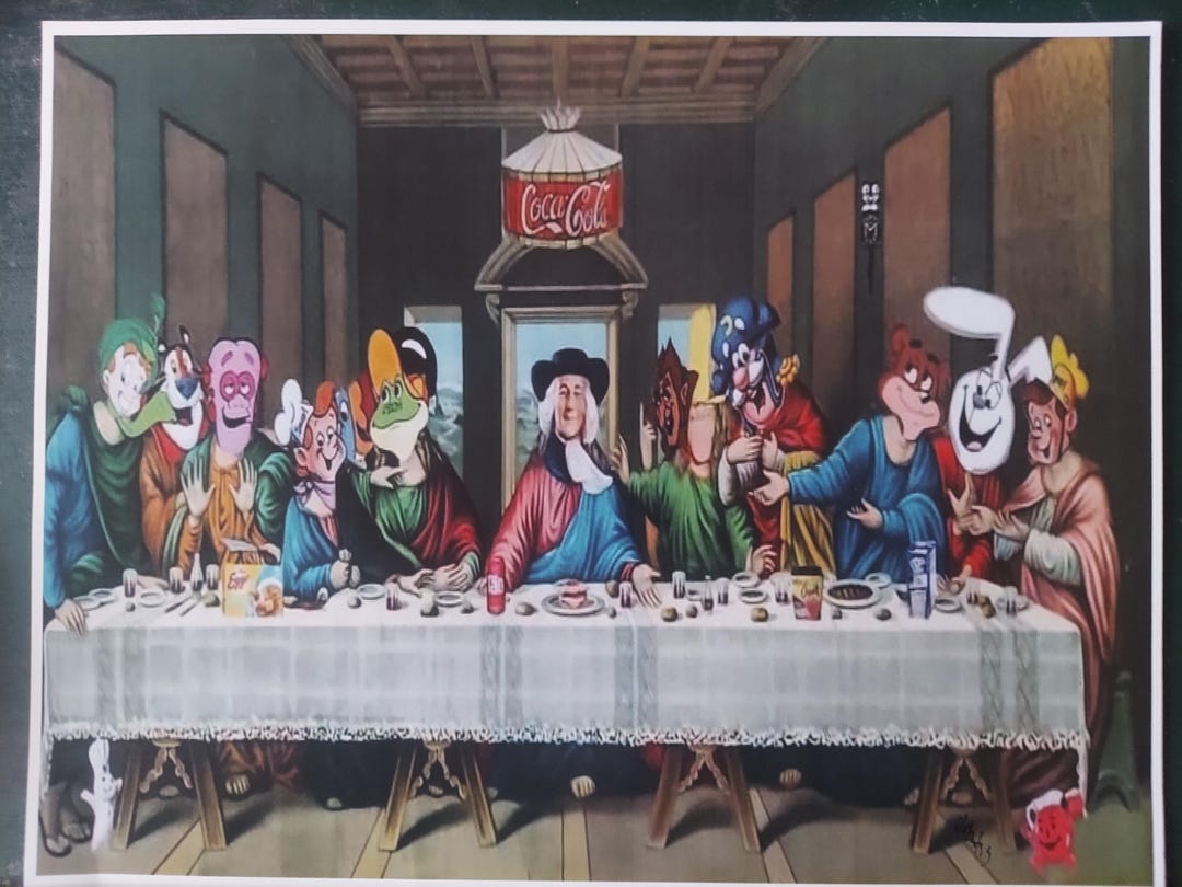 Original Mash-up Art: "the Last Breakfast" - Etsy