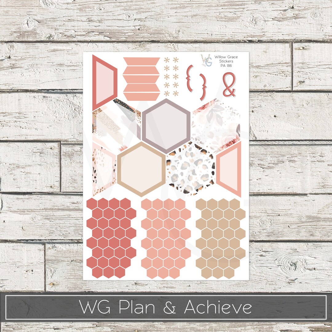 WG Plan & Achieve Monthly Mission Board Planner Stickers WG 186 - Etsy