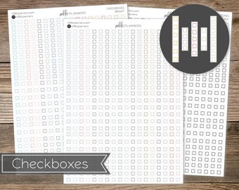 Checkbox Planner | Etsy