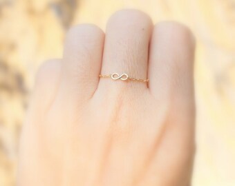 Best Friend Infinity Ring | Etsy