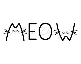 You Mess With Meow Meow Permanent Vinyl Decal | Etsy