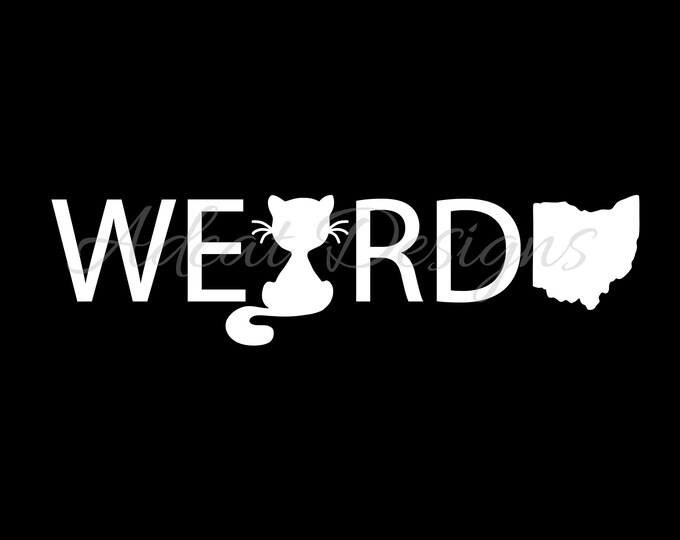 WEIRDO Vinyl Decal | Etsy