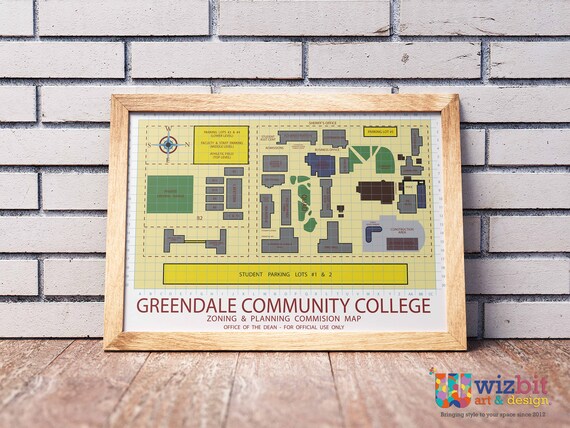 Mapa Da Faculdade Comunitaria De Greendale