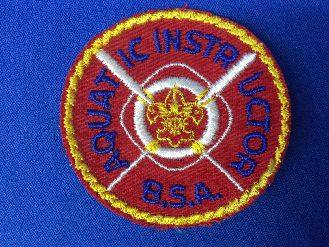 Boy Scout Aquatic Instructor B.S.A Patch - Etsy