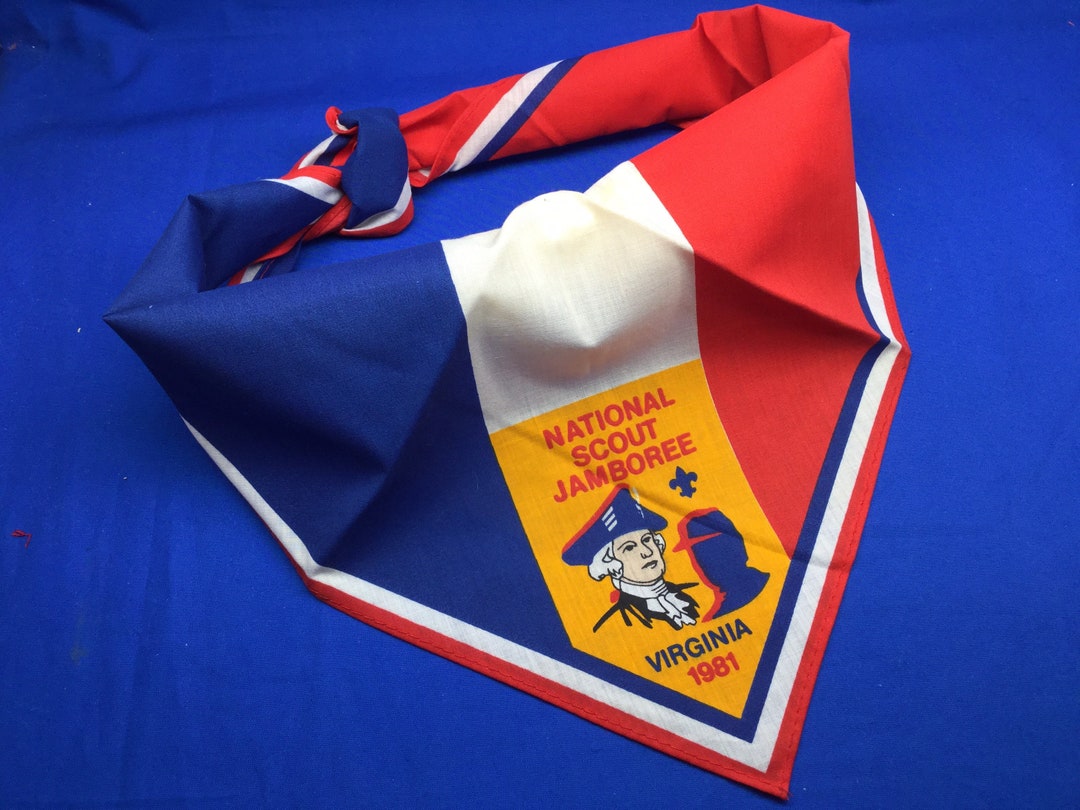 Vintage Boy Scout Neckerchief Original From the 1981 National Jamboree ...
