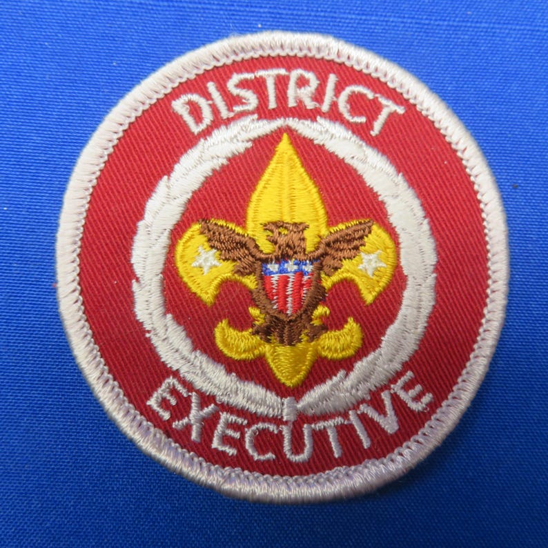 Boy Scout District Executive Patch Cir: 1970's - Etsy