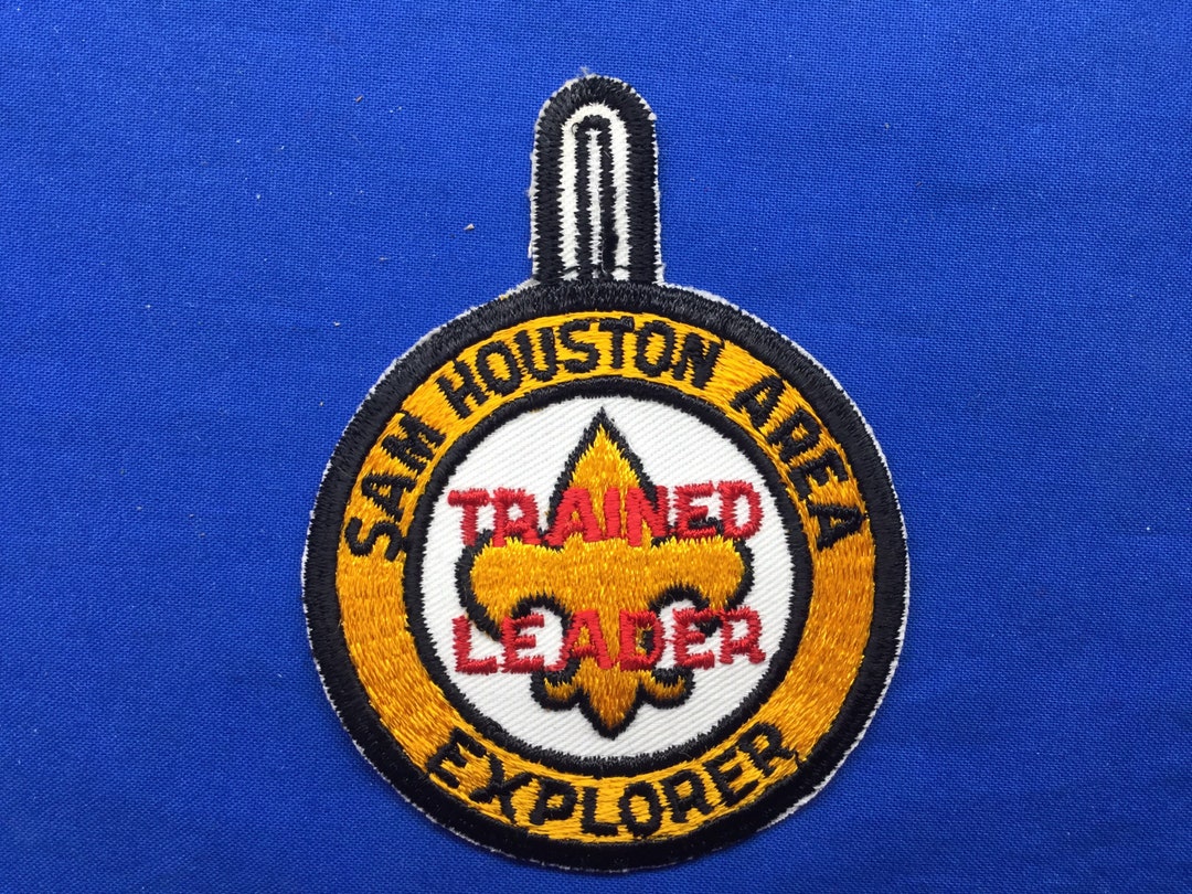Boy Scout Trained Leader Explorer Sam Houston Area Patch - Etsy