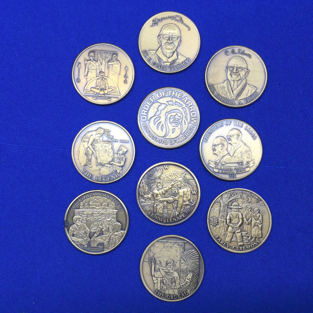 Boy Scouts of America Order of the Arrow Coin - Etsy
