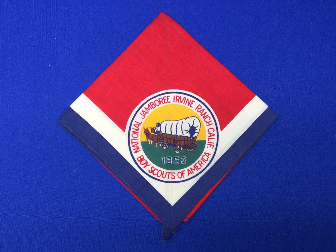 Boy Scout Neckerchief Original From the 1953 National Jamboree Irvine ...