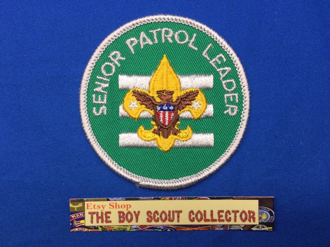 Boy Scout Senior Patrol Leader Patch Cir: 1970's - Etsy