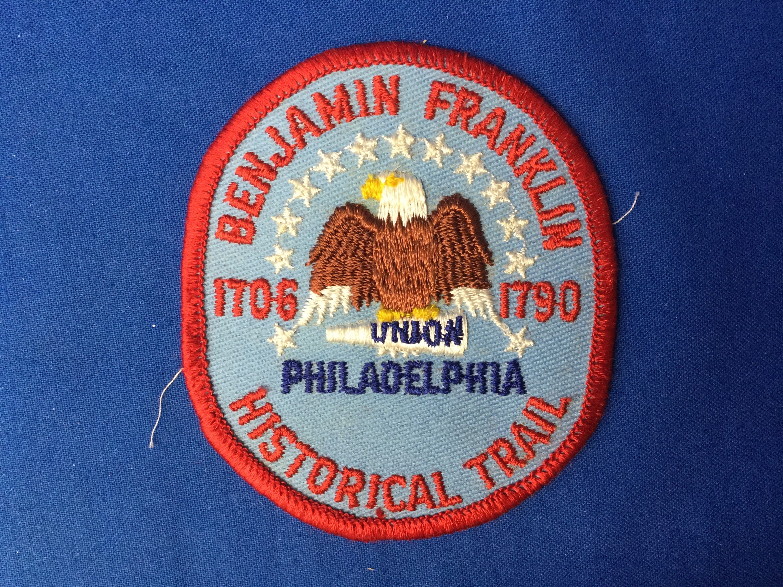 Boy Scout Historic Trail Patch Benjamin Franklin Philadelphia - Etsy