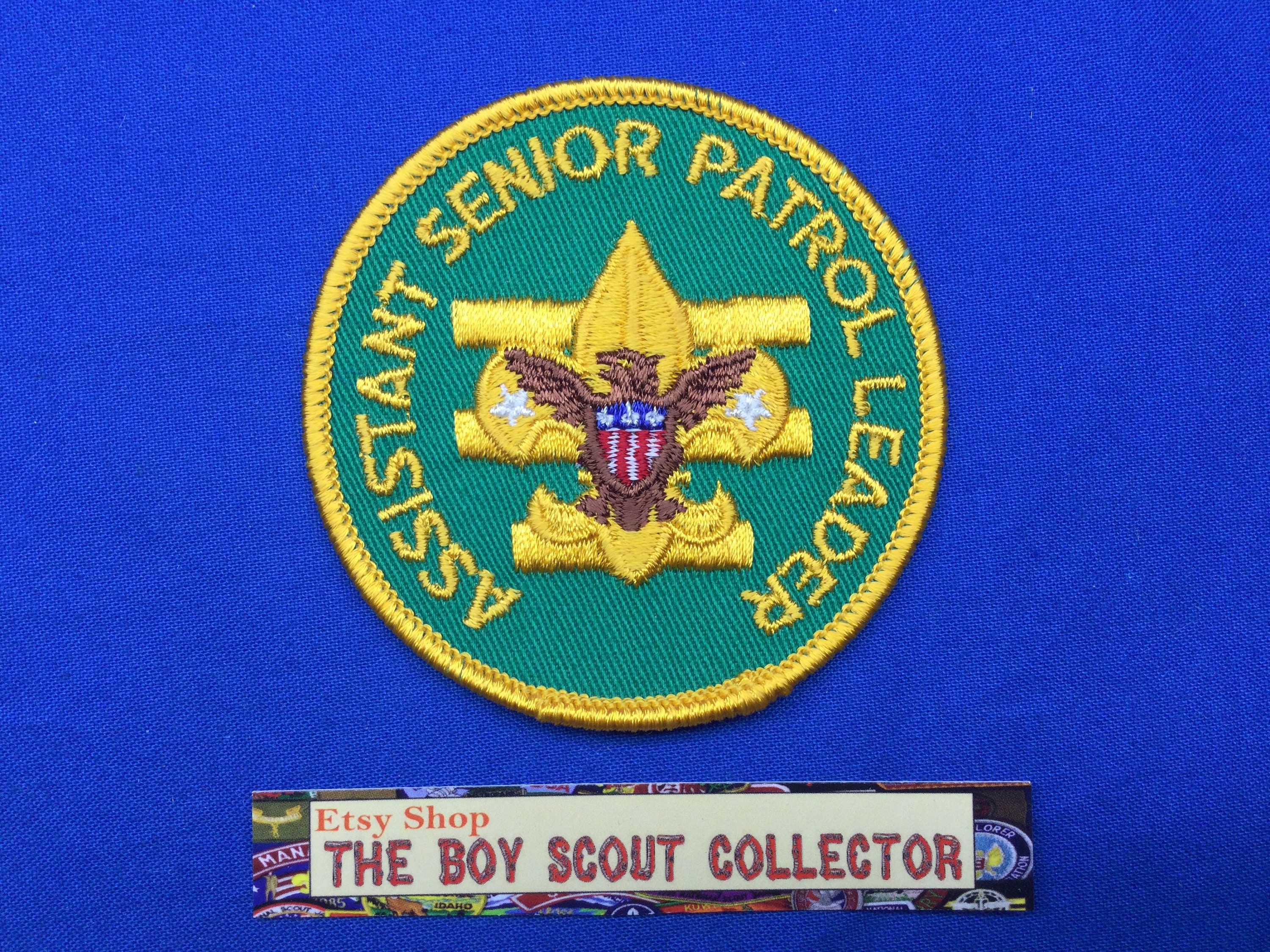 Boy Scout Assistant Senior Patrol Leader Patch Cir: 1970's - Etsy