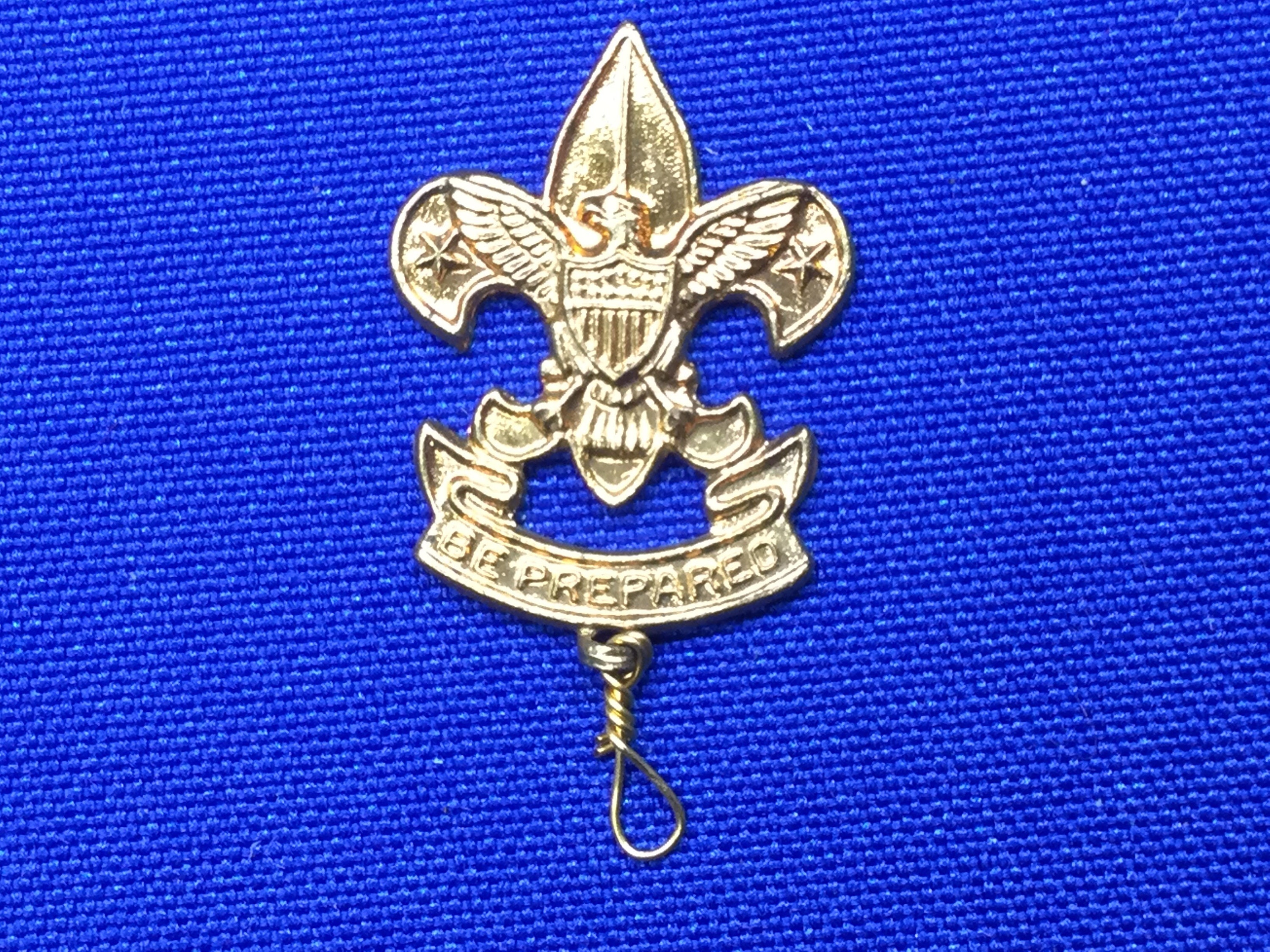 Boy Scout Logo Scout Sign Be Prepared Flat Back Pin for Custom Mounting ...