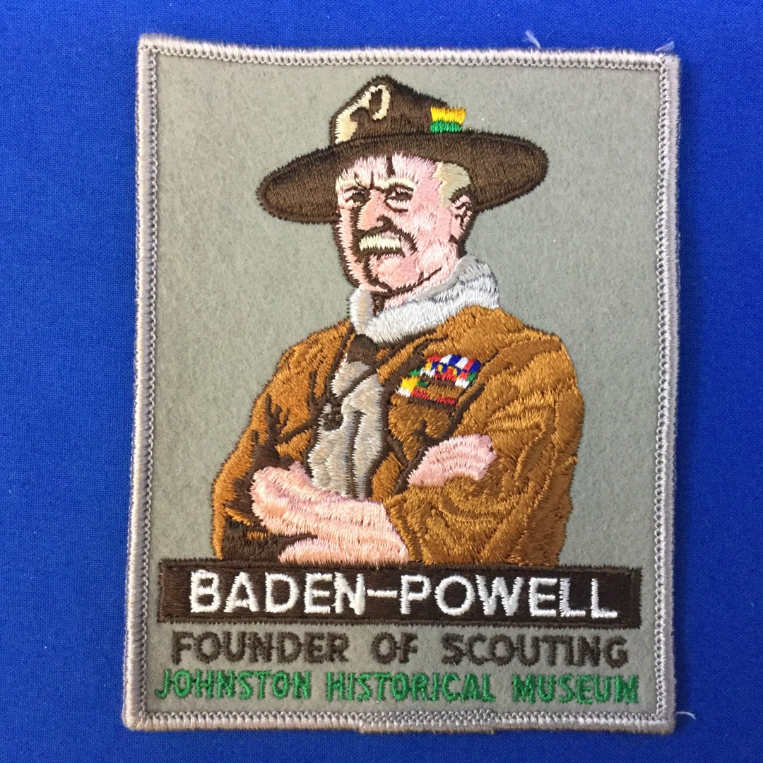 Boy Scout Baden-powell Founder of Scouting Patch Johnson Historical ...
