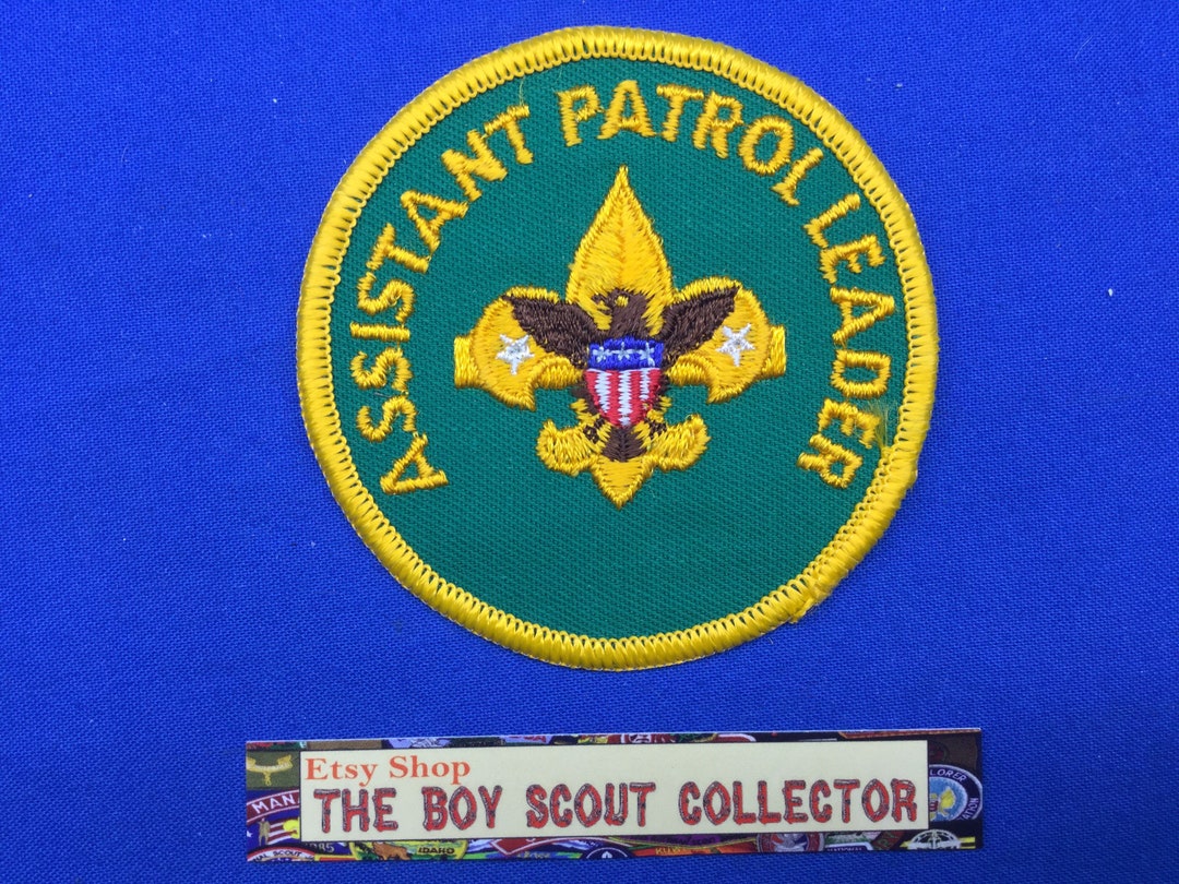 Boy Scout Assistant Patrol Leader Position Shoulder Patch - Etsy