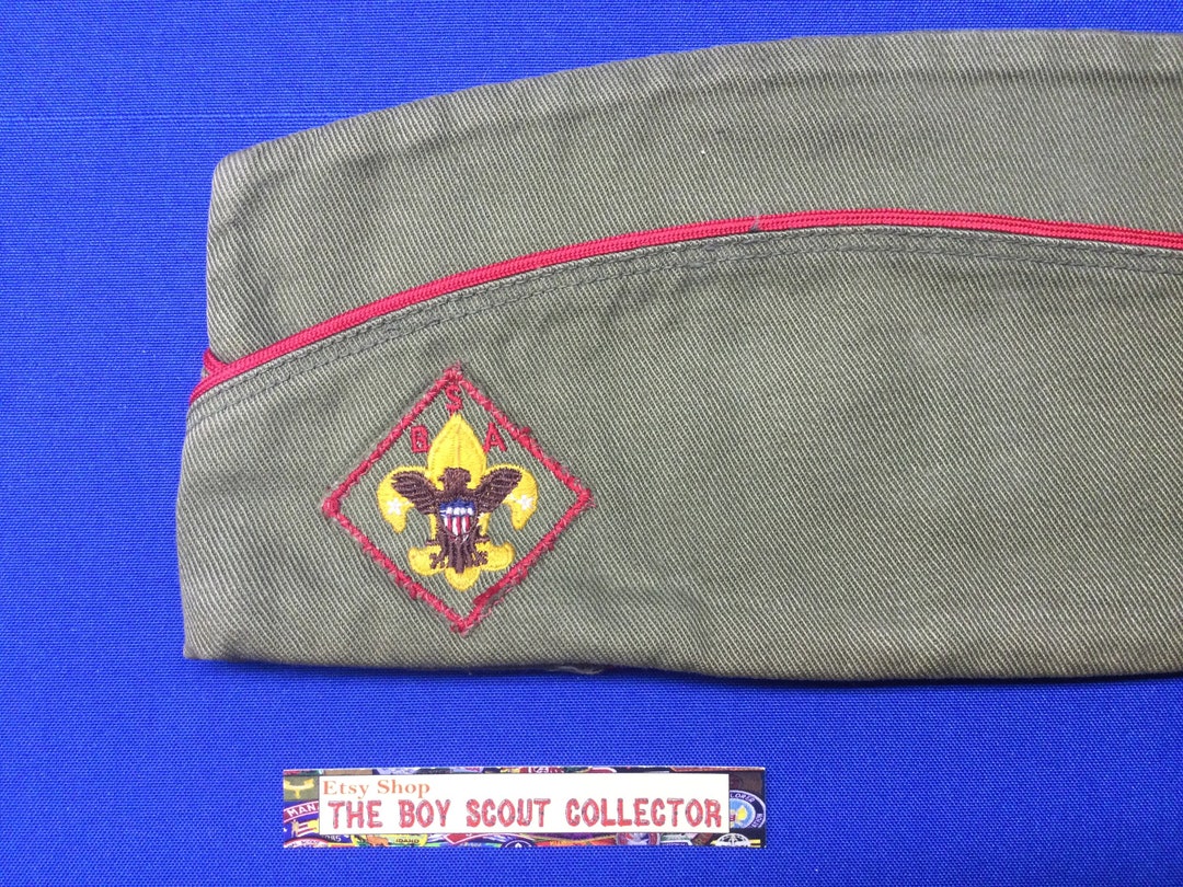 Boy Scout 1960's Garrison Hat Size Medium Official Vintage - Etsy