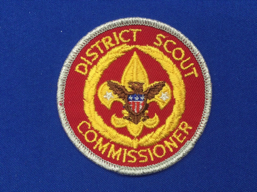 Boy Scout Trained District Scout Commissioner Patch Cir: 1970's - Etsy