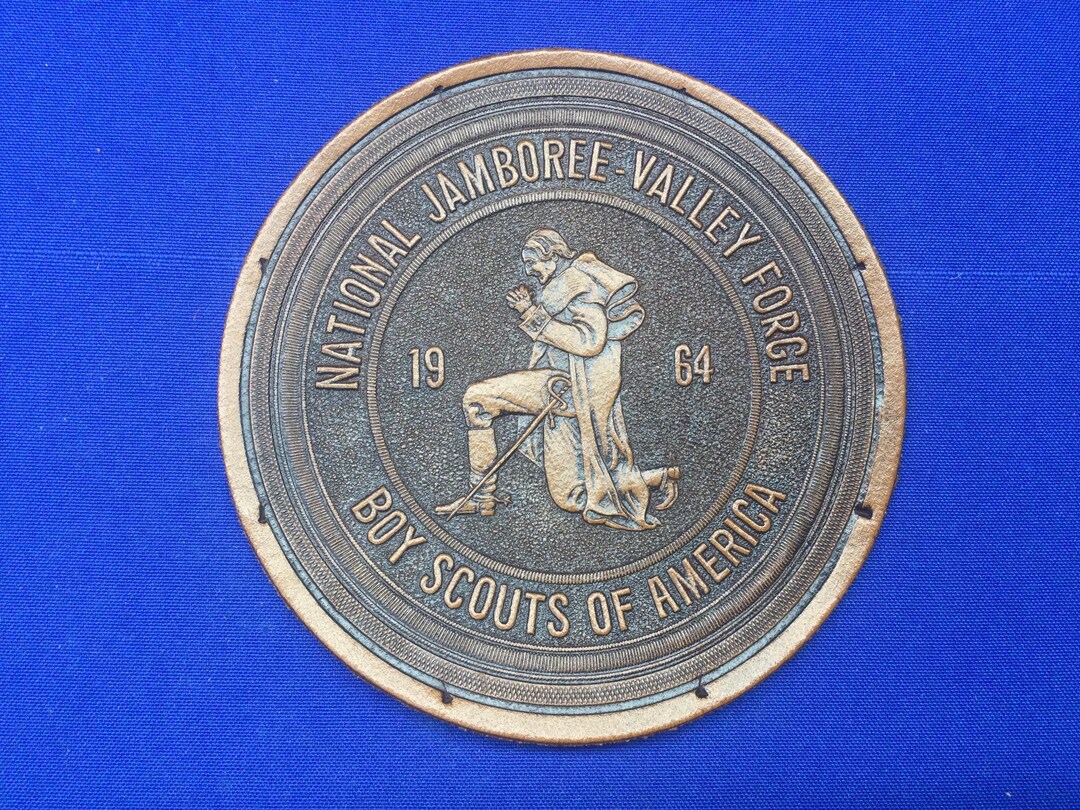 Boy Scout Leather Jacket Patch 1964 National Scout Jamboree Valley ...